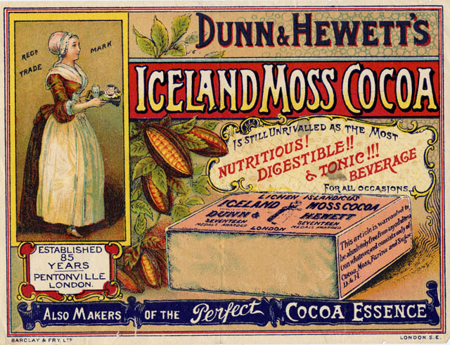 Gallery Image: Dunn Hewett's Iceland Moss Cocoa | Catalogue | History of Advertising Trust